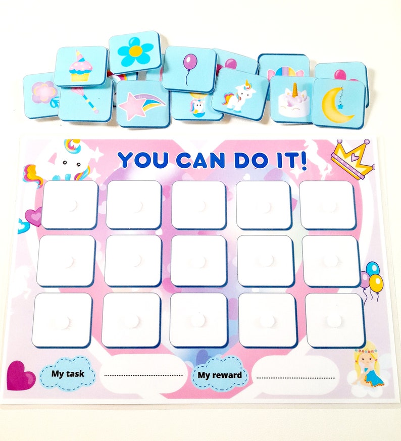 Unicorn Reward Chart Unicorn Printable Behavior Chart - Etsy