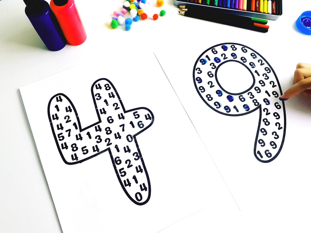 Learning Numbers 0 to 9, Printable Learning Numbers for Toddlers, 0-9 ...