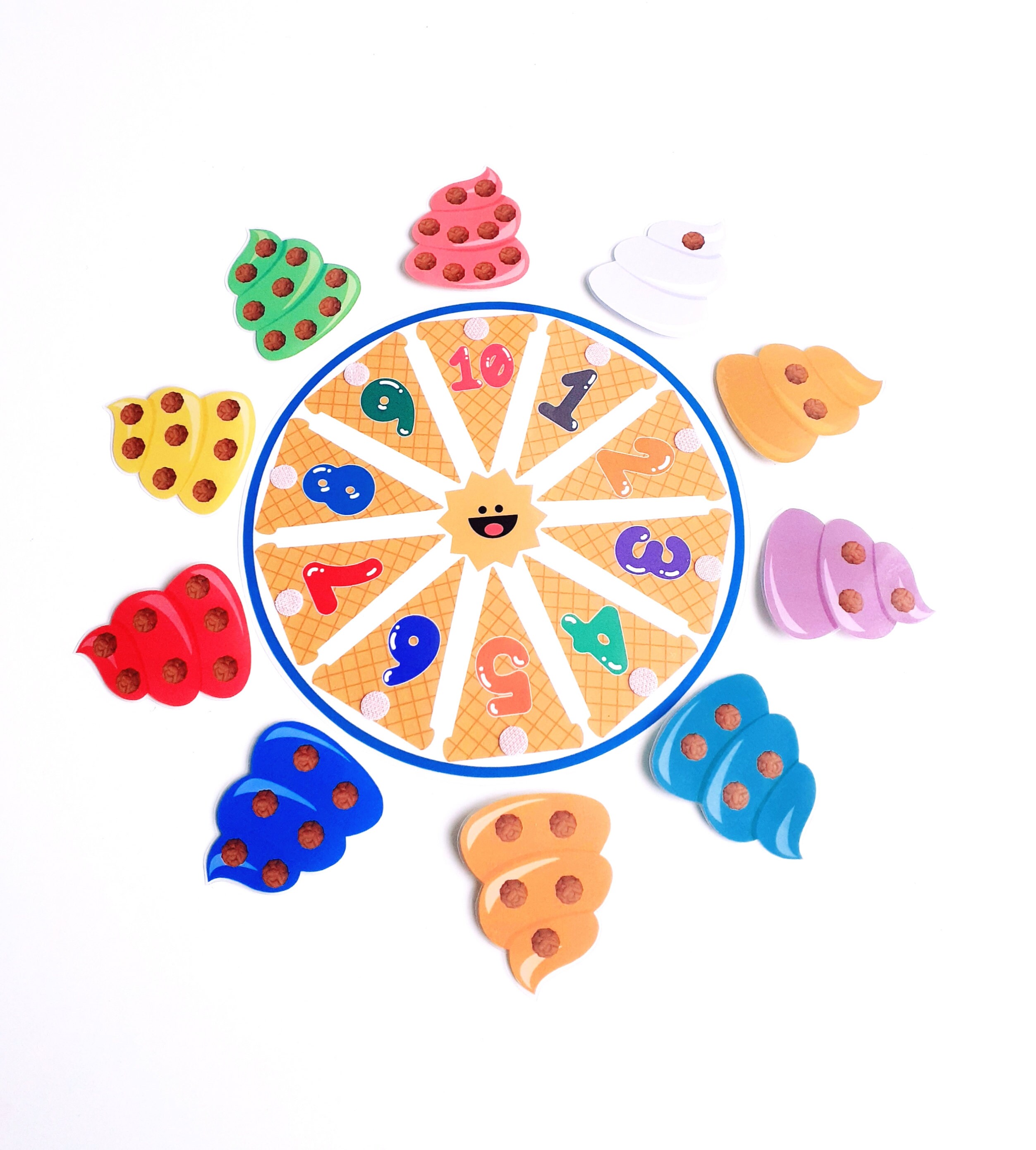 Ice Cream Counting Activity Learn Numbers 1 to 10 - Etsy