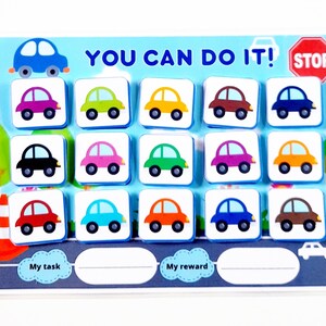 Car Reward Chart, Printable Behaviour Chart, Responsibility Chart ...