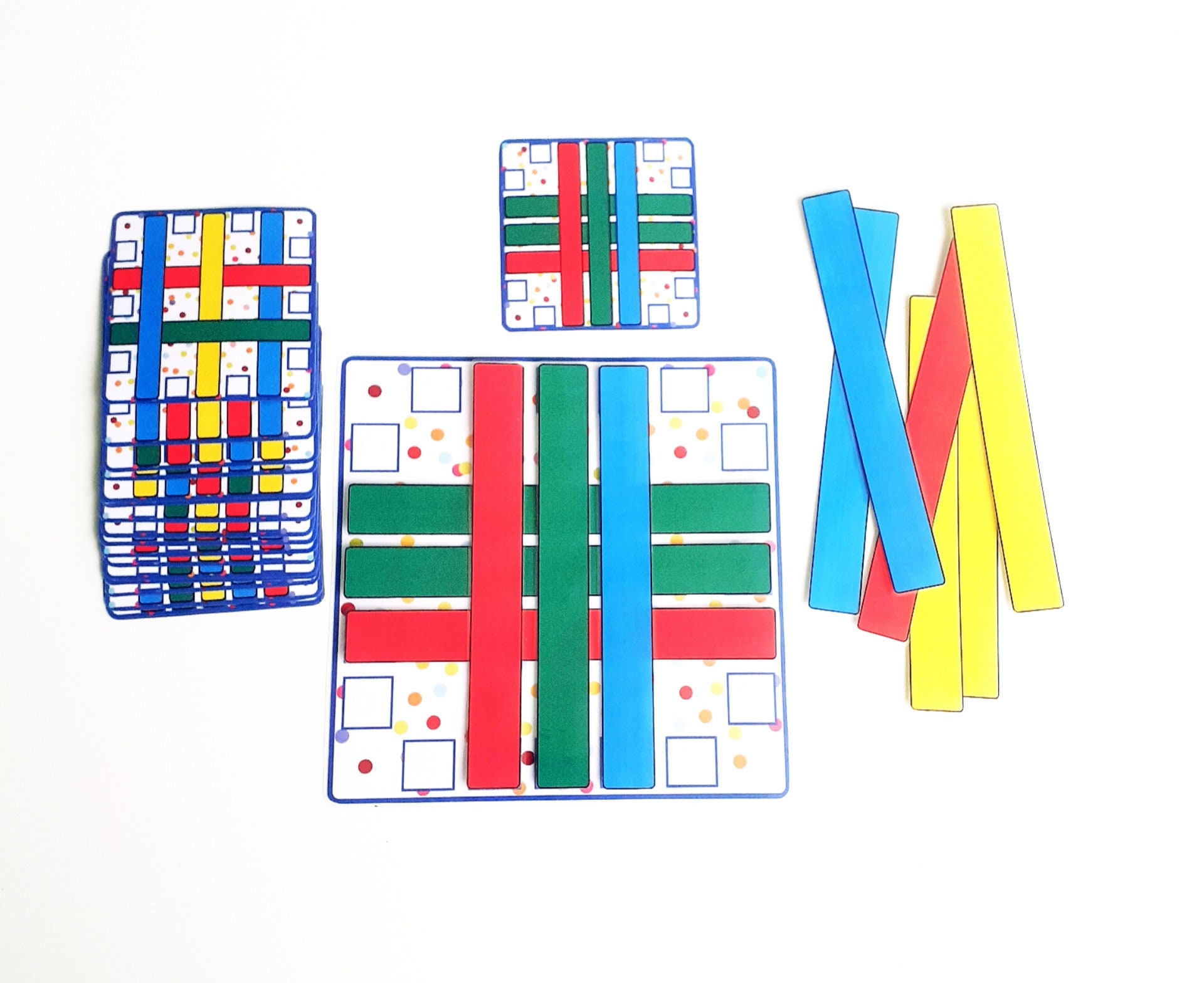 Stick Pattern Activity Printable Shape Matching Game for - Etsy