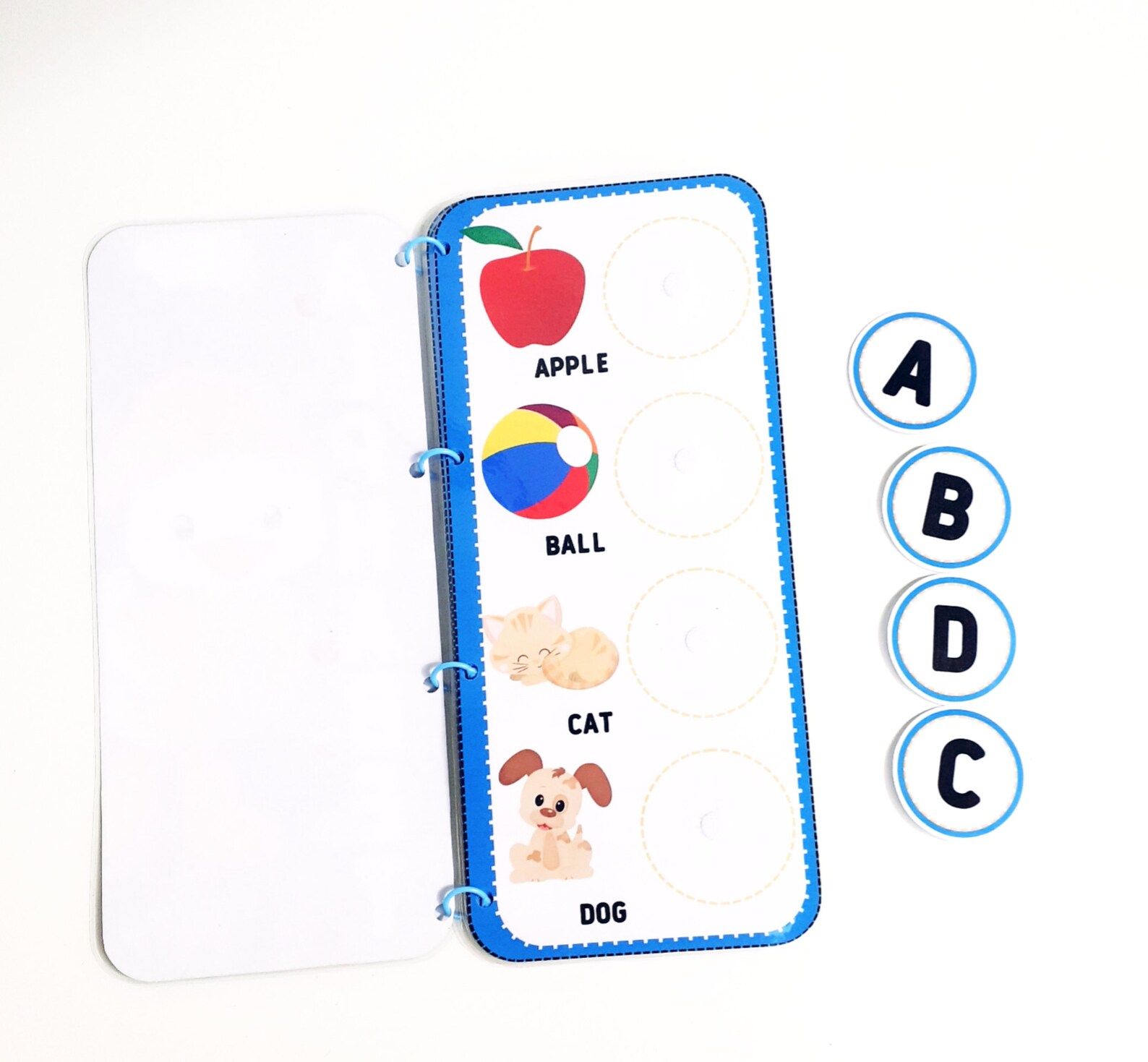 Alphabet Busy Book, Printable Alphabet Game, Activity Kids, Alphabet ...