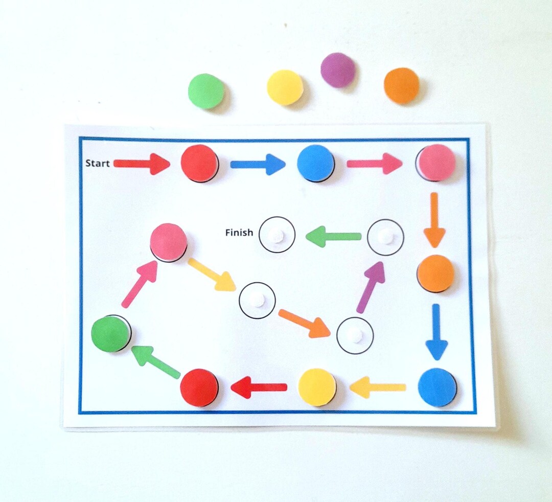 Color Activity and Fine Motor Skills Worksheet for Toddlers and ...