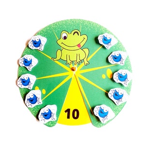 Frog Counting Activity, Preschool Counting, Kindergarten Worksheets ...