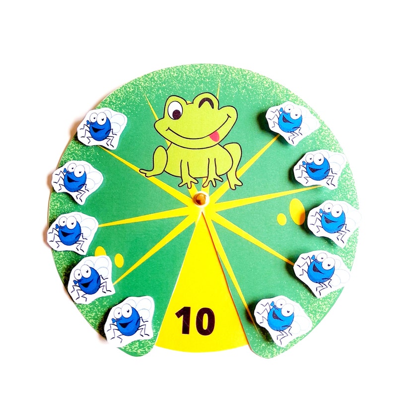 Frog Counting Activity, Preschool Counting, Kindergarten Worksheets ...