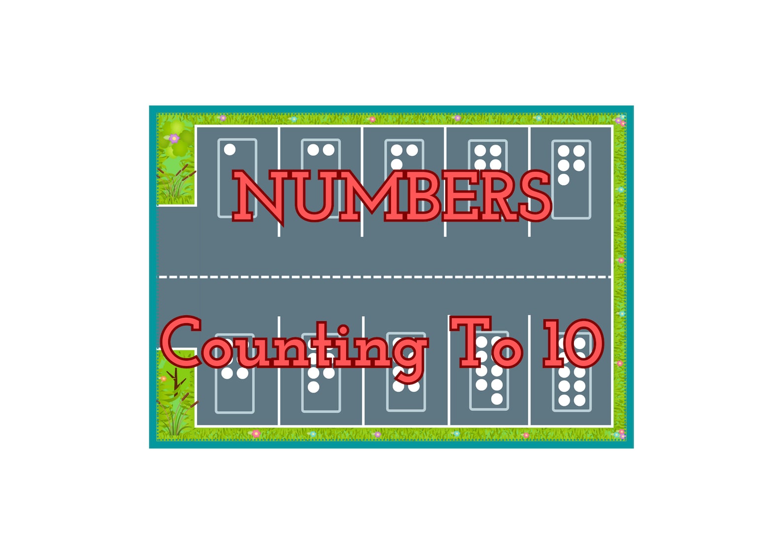 Car Number Matching , Printable Learning Numbers, Counting - Etsy