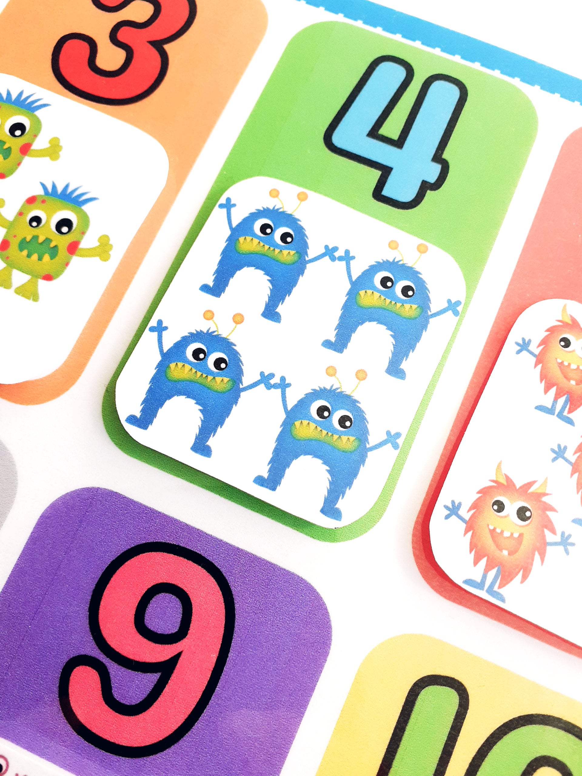 Monster Counting Activity Numbers 1 to 10 Count Preschool - Etsy Australia