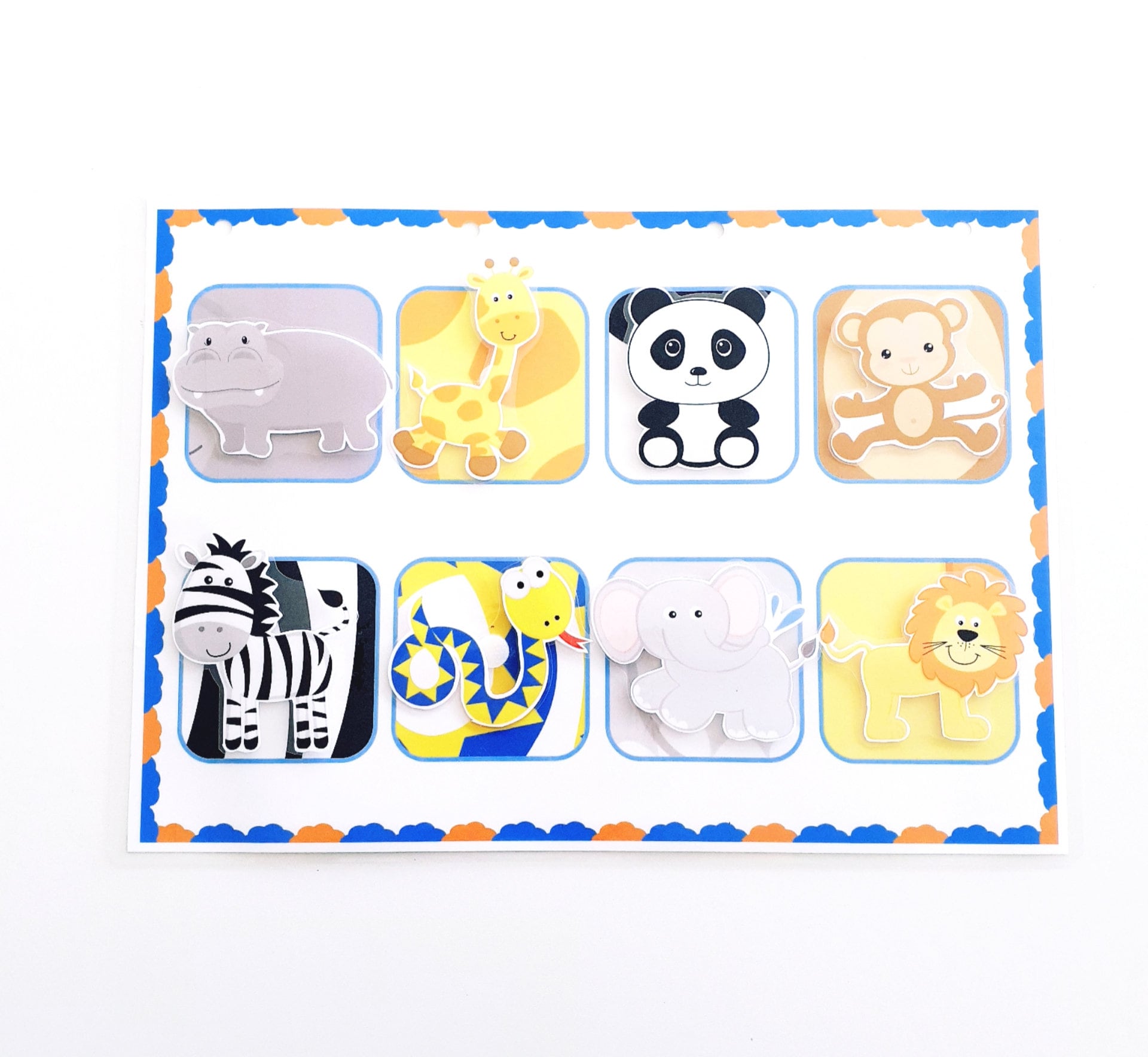 Animal Matching Game Printable Game for Toddlers and - Etsy