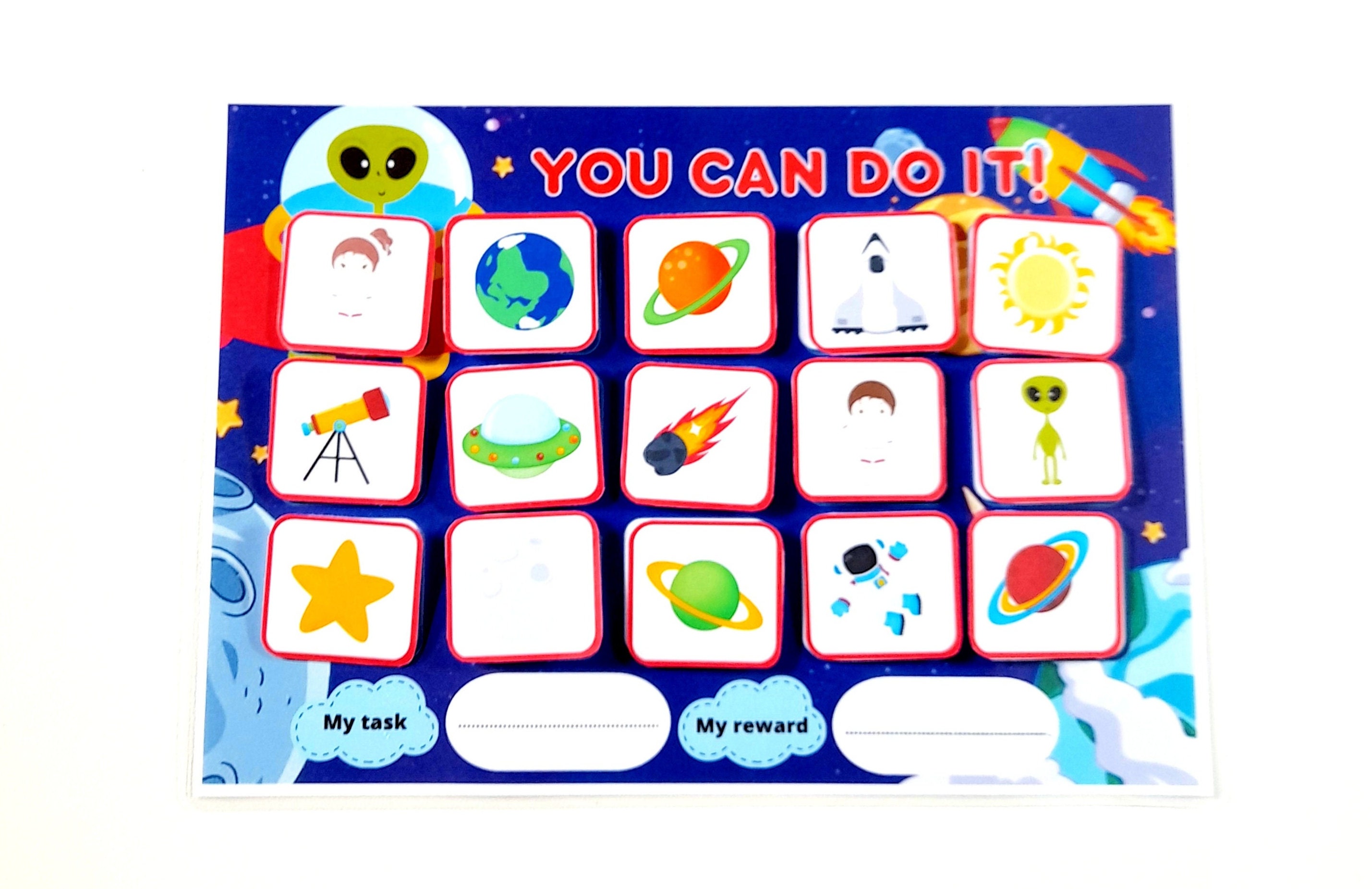 Space Reward Chart, Printable Behavior Chart, Responsibility Chart ...
