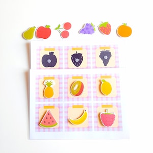 Fruit Shadow Matching Activity for Toddlers - Etsy