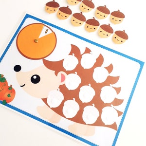 Oak Fruit Counting Activity, Numbers 1 to 10, Numbers ,kindergarten ...