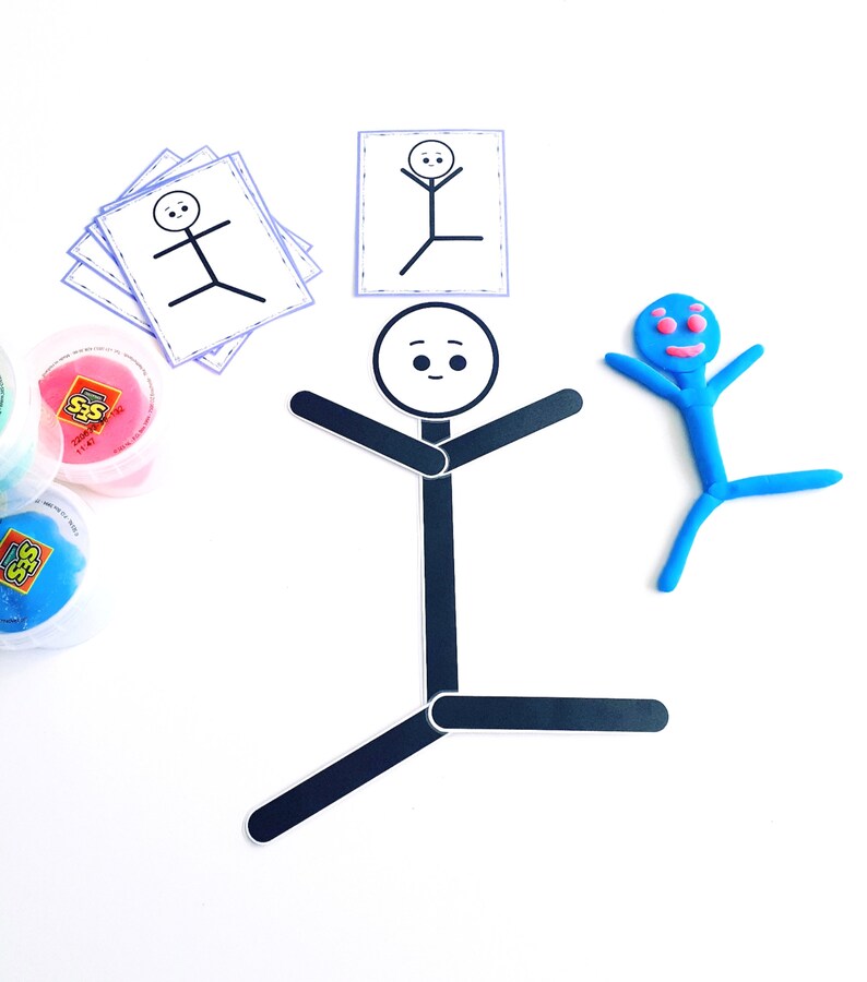 Body Pattern Activity, Fine Motor Skills, Body Matching Activity ...