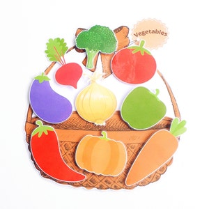 Fruits and Vegetables Sorting Activity, Printable Sort Activity for ...