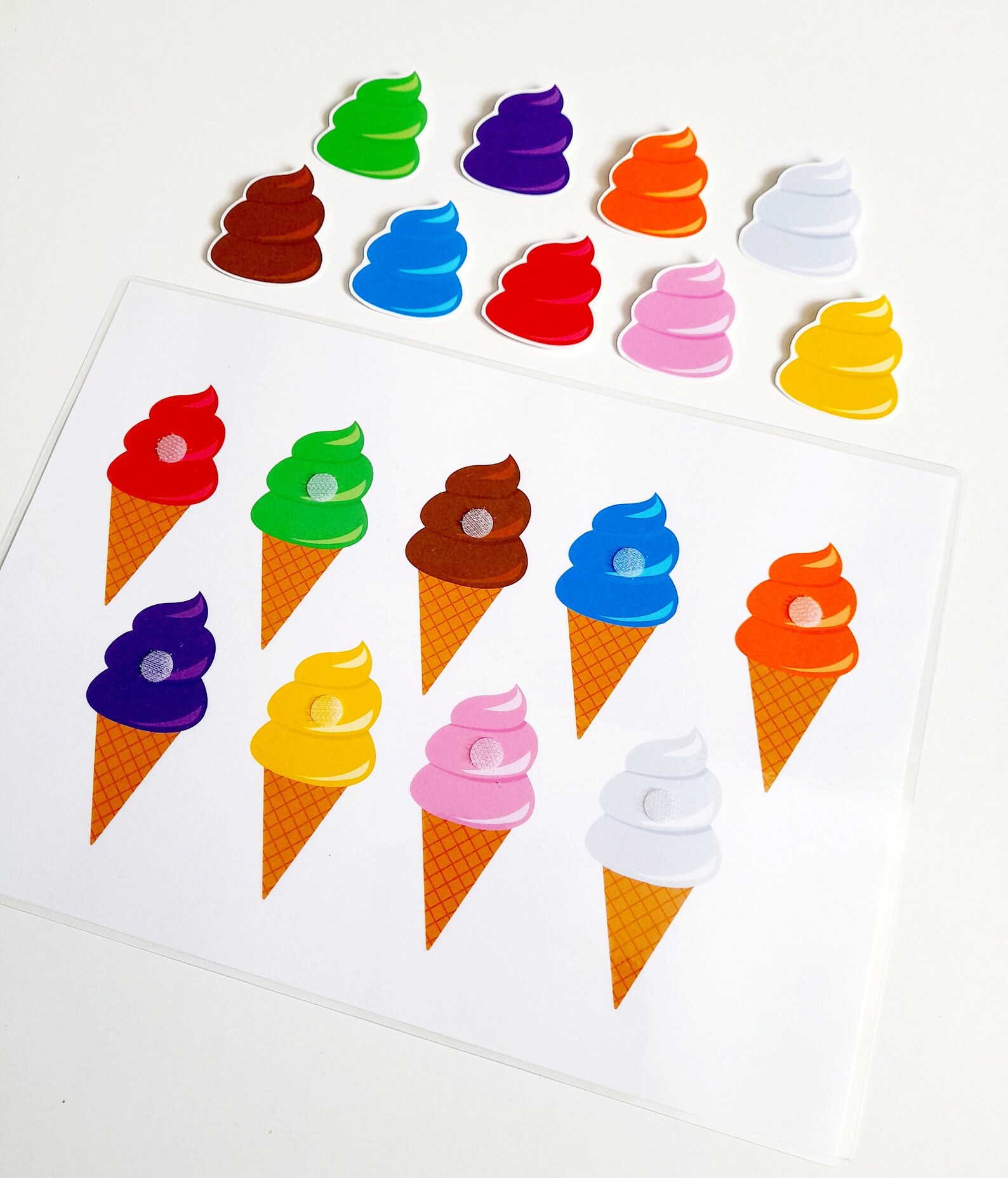Color Sorting Activity for Toddlers - Etsy