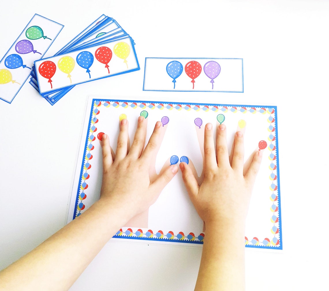 Hands on Montessori Activities, Color Matching Game, Fine Motor Skills ...