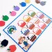 Apple Color Matching Game, Fine Motor Activity - Etsy