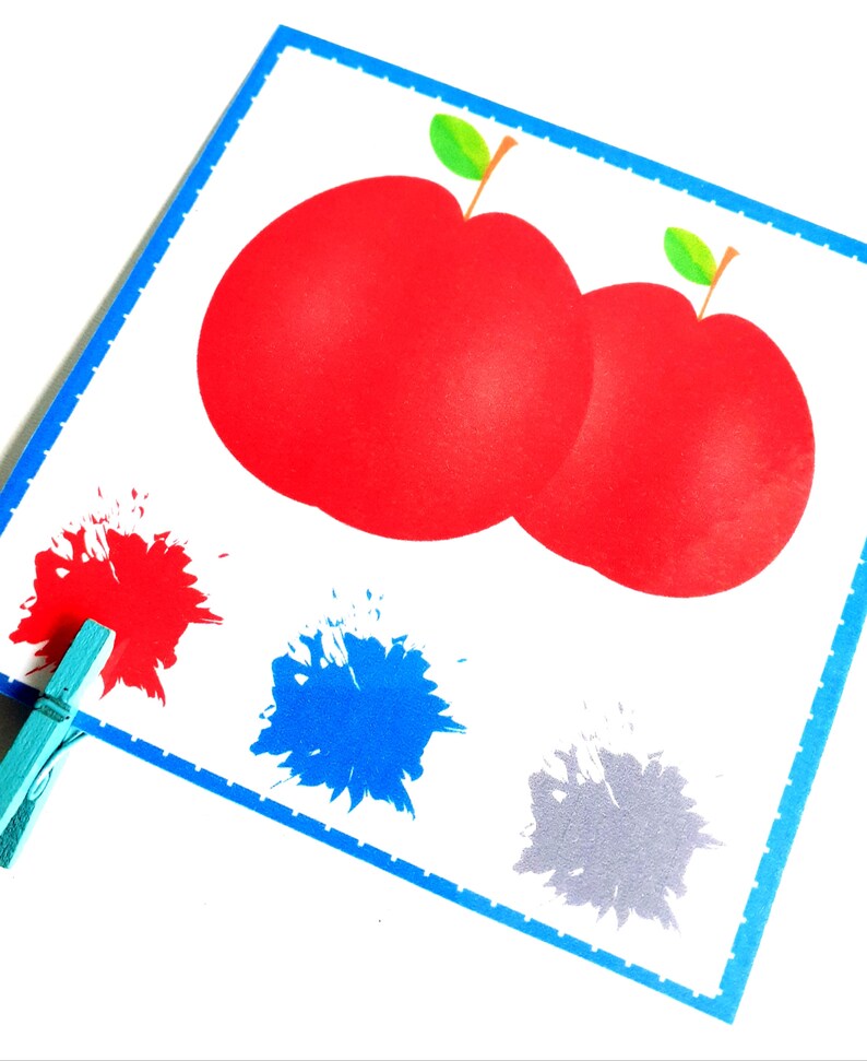 Color Matching Printable Fine Motor Activity - Etsy