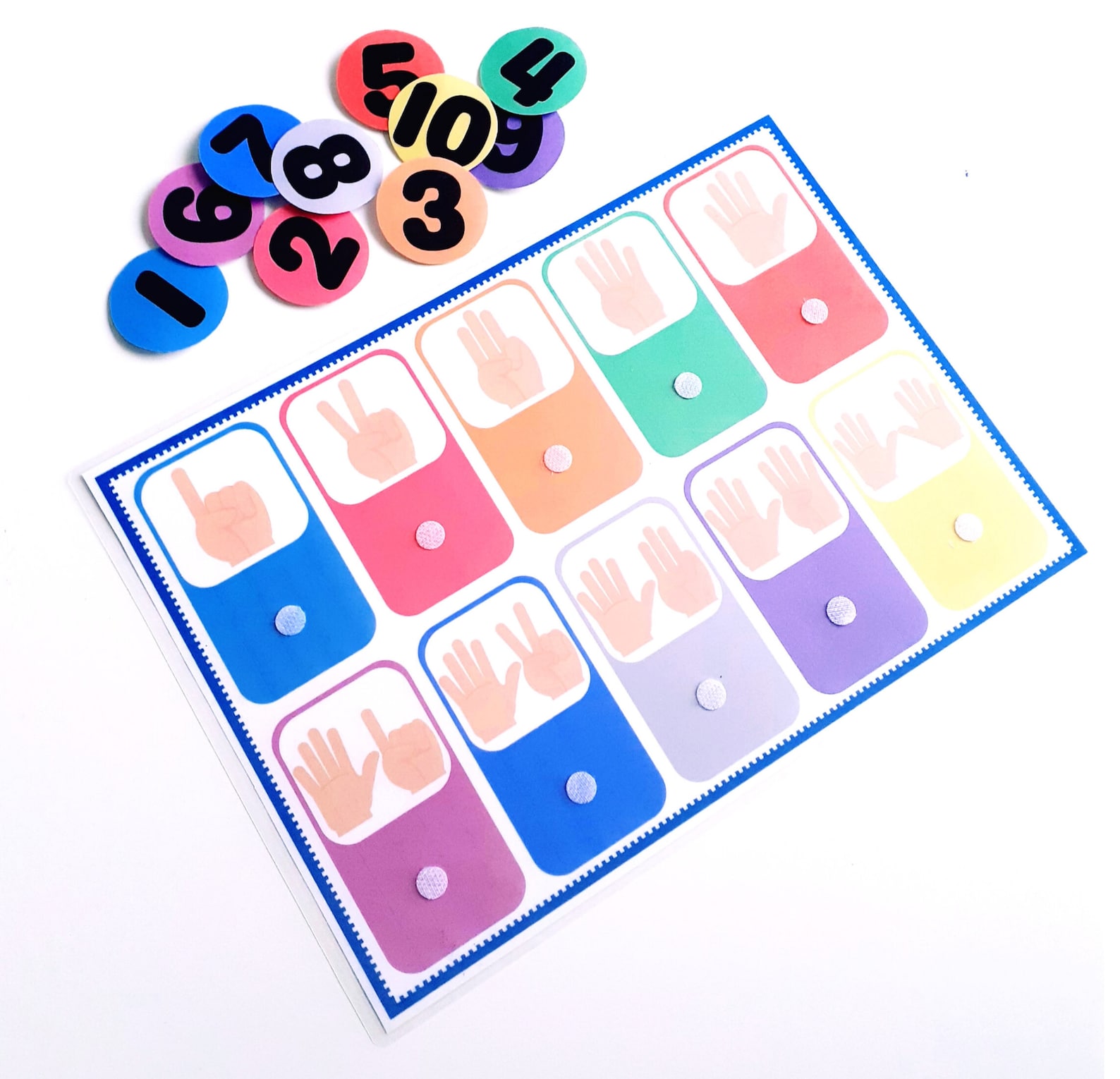 Number Matching Game, Printable Learning Numbers - Etsy
