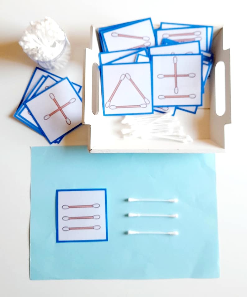 Fine Motor Activities With Q-tip for Preschool and Kindergarten Kids - Etsy