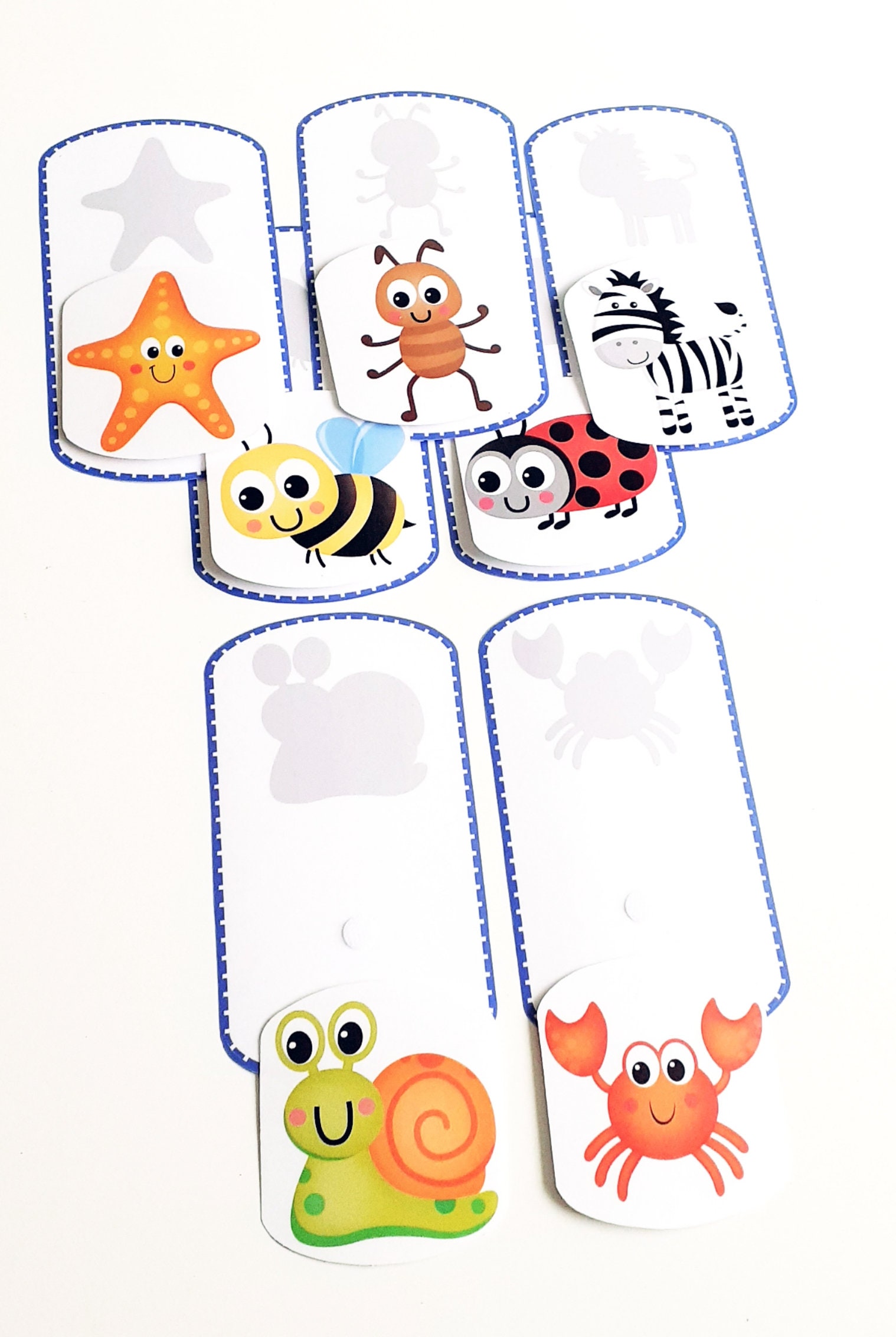 Animal Shadow, Animal Matching, Animal Silhouette, Home School ...