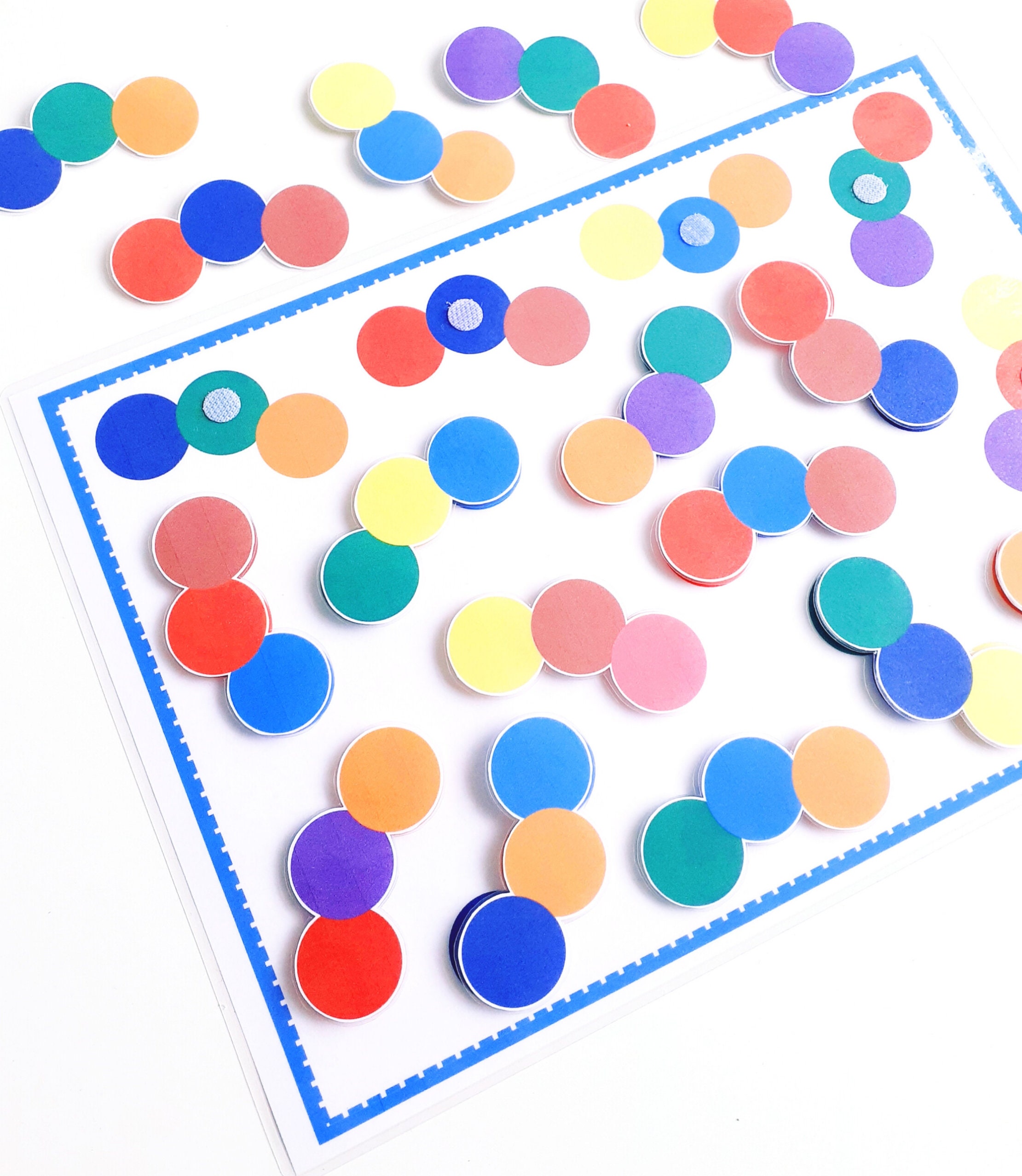 Puzzle for Toddlers Color Matching Game - Etsy