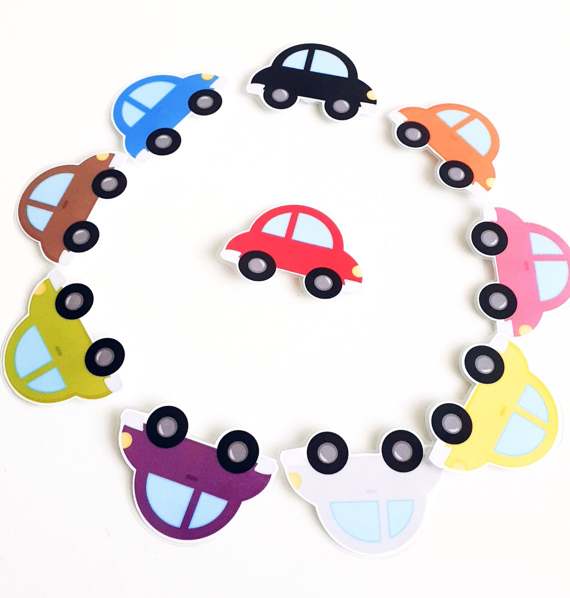 Color Sorting Matching Car Game Color Matching Activity - Etsy