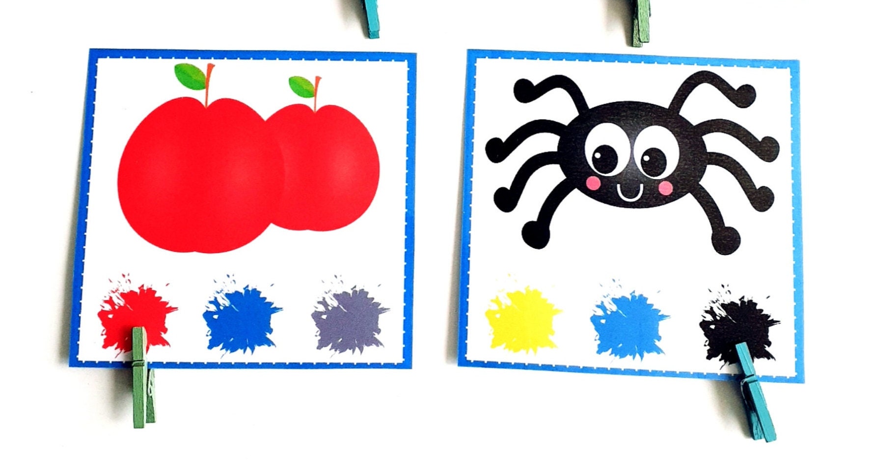 Color Matching Printable, Fine Motor Activity - Etsy