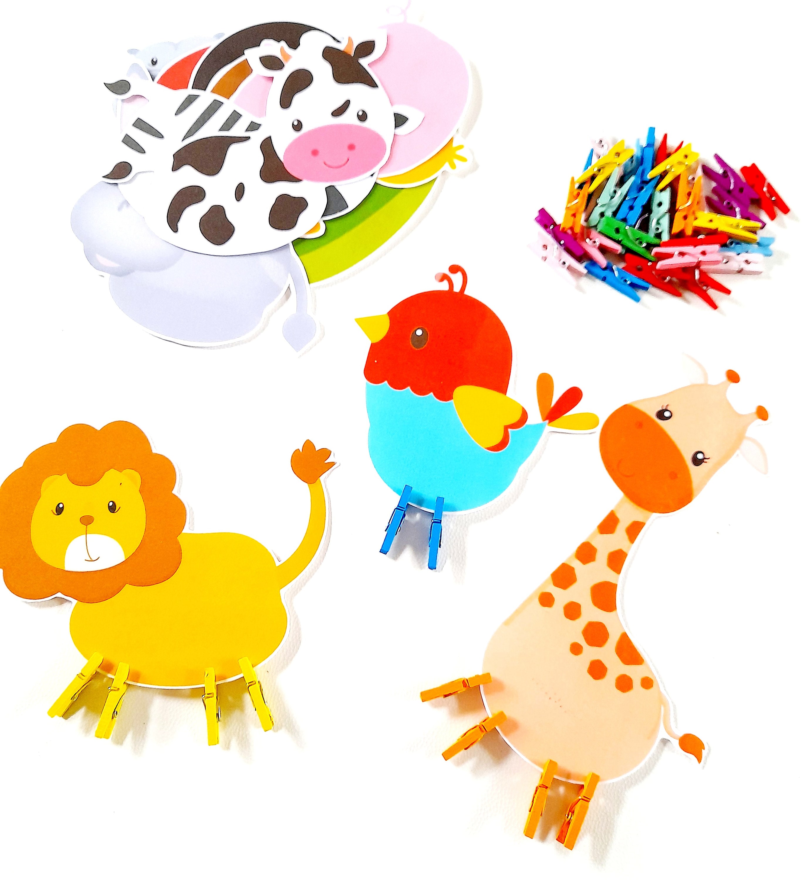 Fine Motor Activities With Clothespin for Toddlers and Preschoolers - Etsy