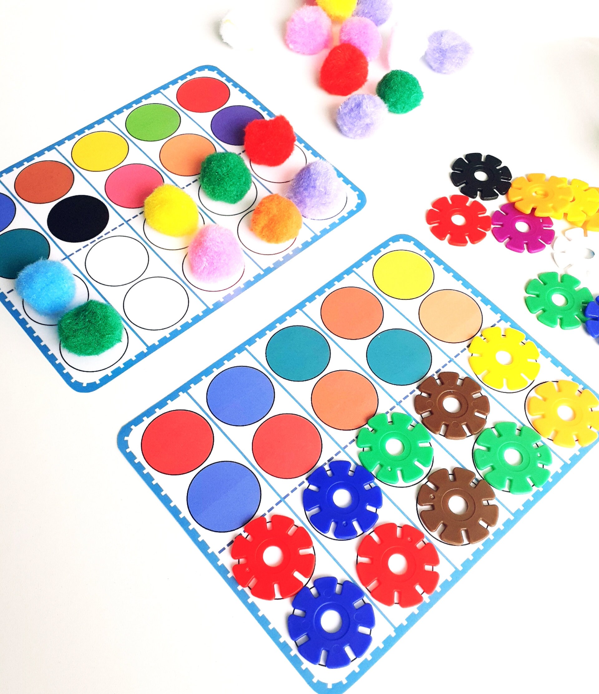Color Matching Game, Fine Motor Skills - Etsy