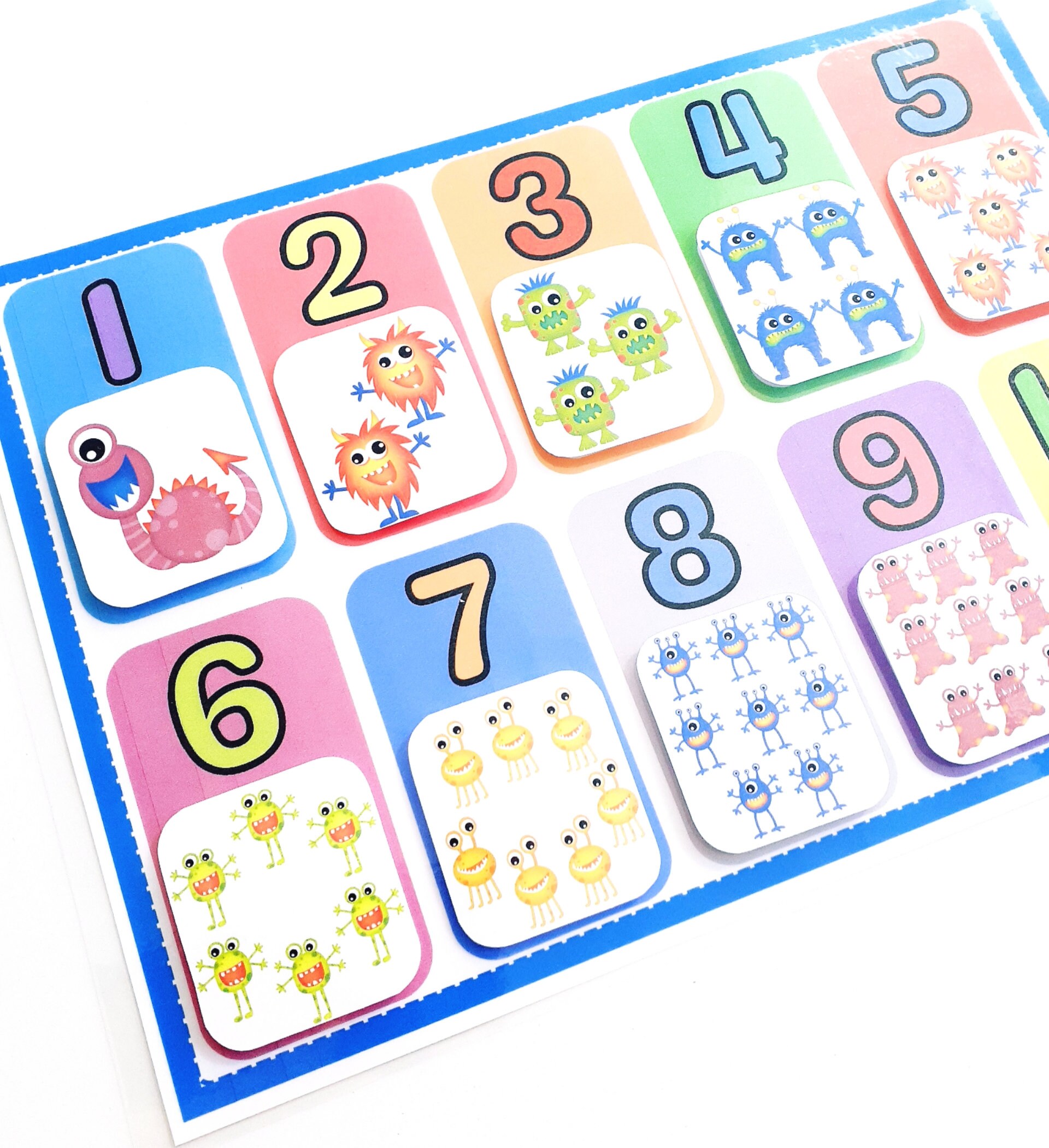 Monster Counting Activity Numbers 1 to 10 Count Preschool - Etsy Australia