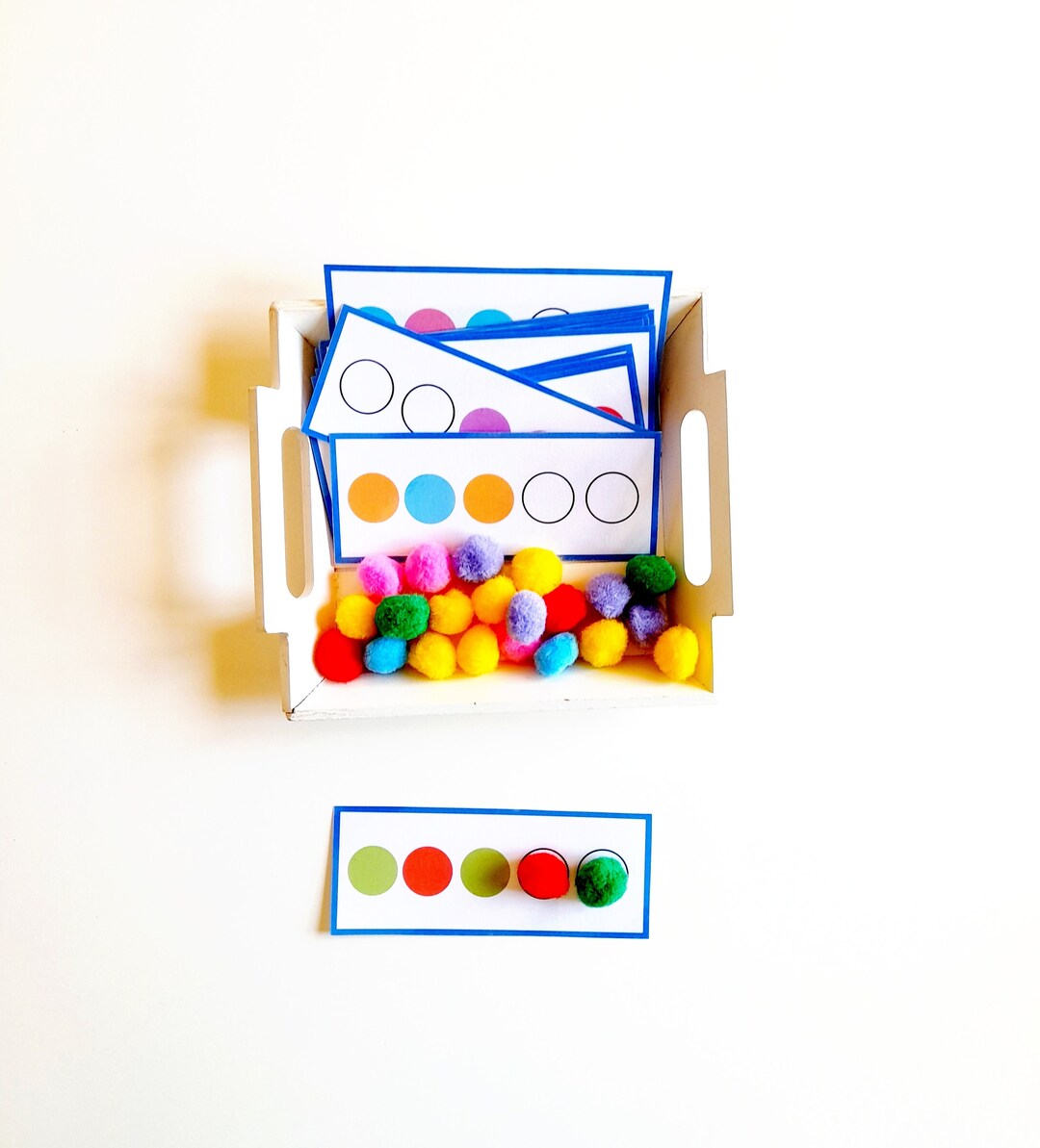 Printable Pattern Activity With Pompoms and Fine Motor Activities for ...