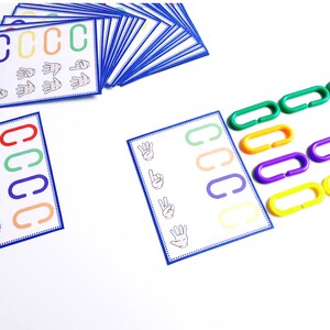 Chains Counting Activity, Counting Toys for Toddlers - Etsy