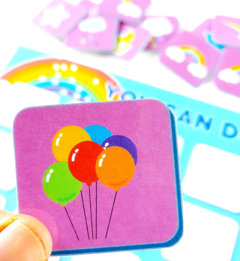 Rainbow Reward Chart Printable Behavior Chart Responsibility - Etsy