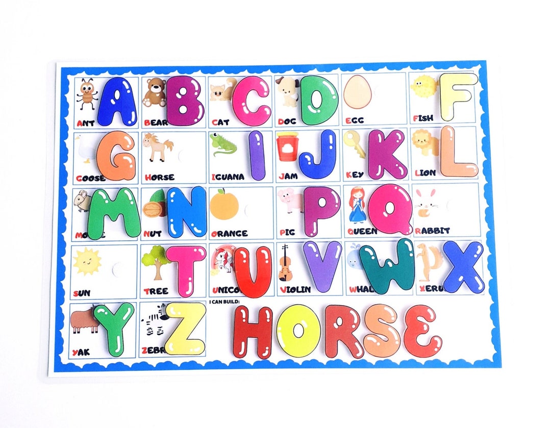 Beginning Sound Worksheet , Alphabet Matching Game - Etsy