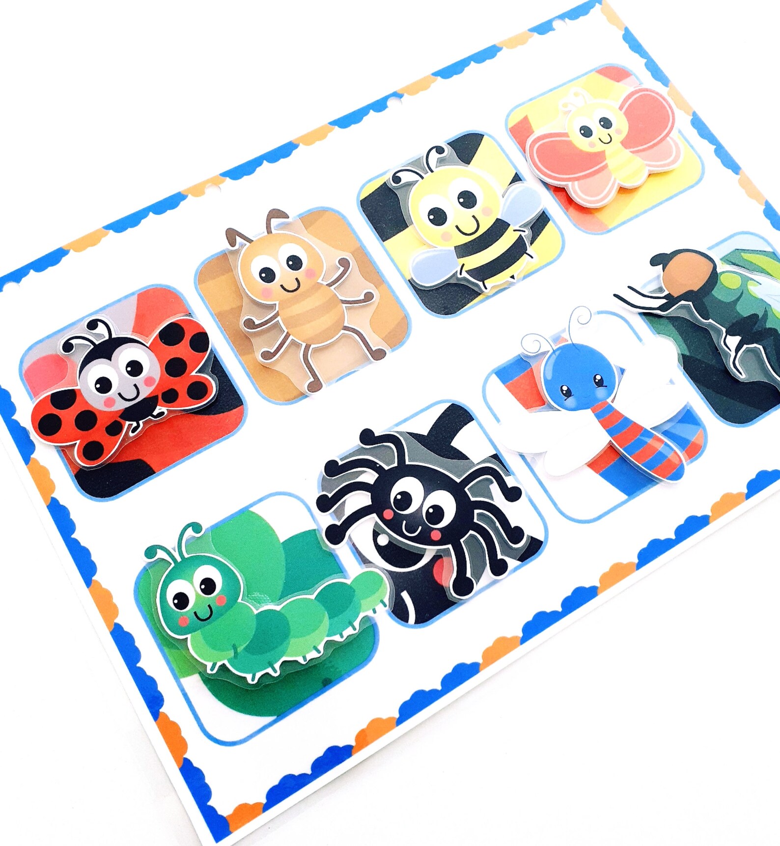 Bug Matching Game, Bug Matching , Animal Matching Activity, Printable ...