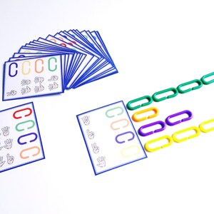 Chains Counting Activity, Counting Toys for Toddlers - Etsy