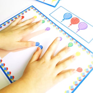Hands on Montessori Activities, Color Matching Game, Fine Motor Skills ...