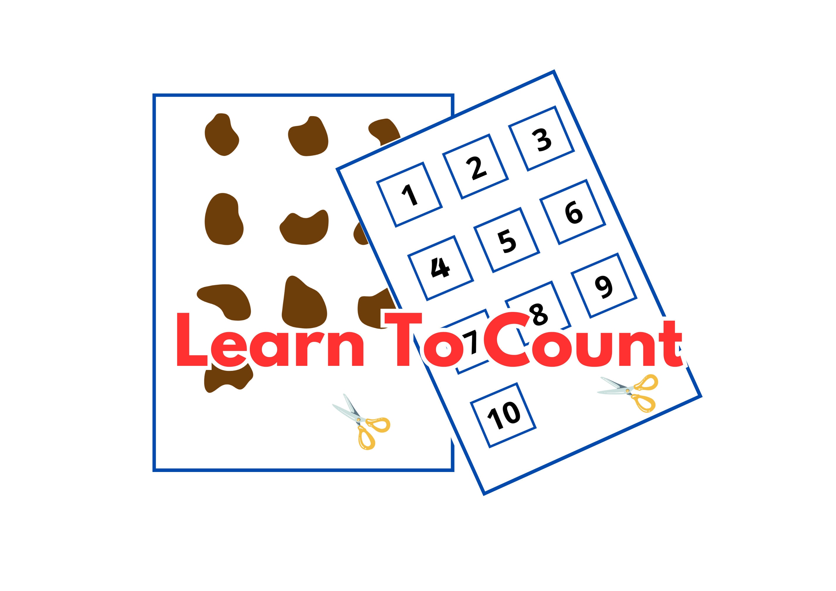 Giraffe Counting Activity Numbers 1 to 10 Count for Kids - Etsy
