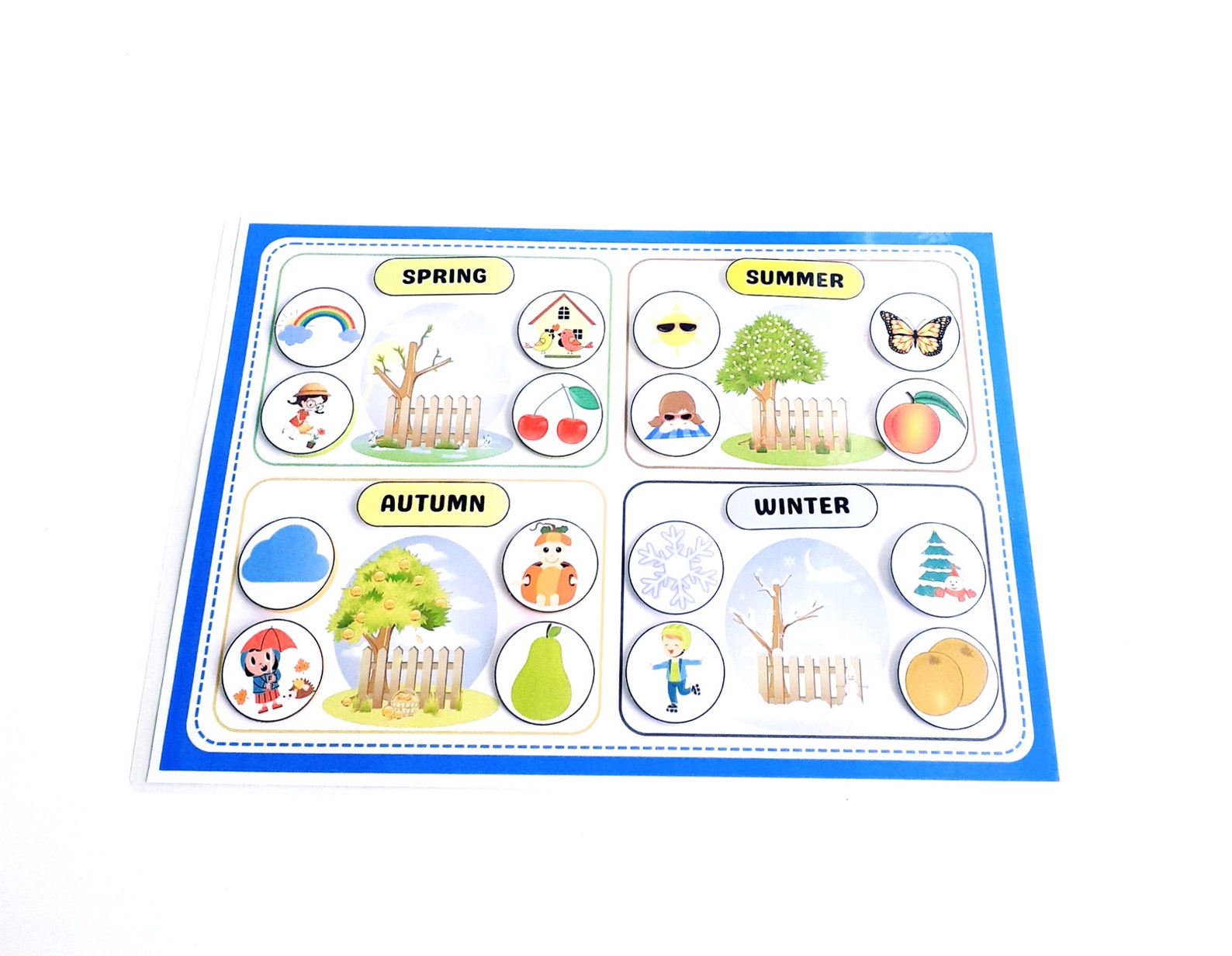 Match the Season, Printable Seasons Activity, Sort by Season ...