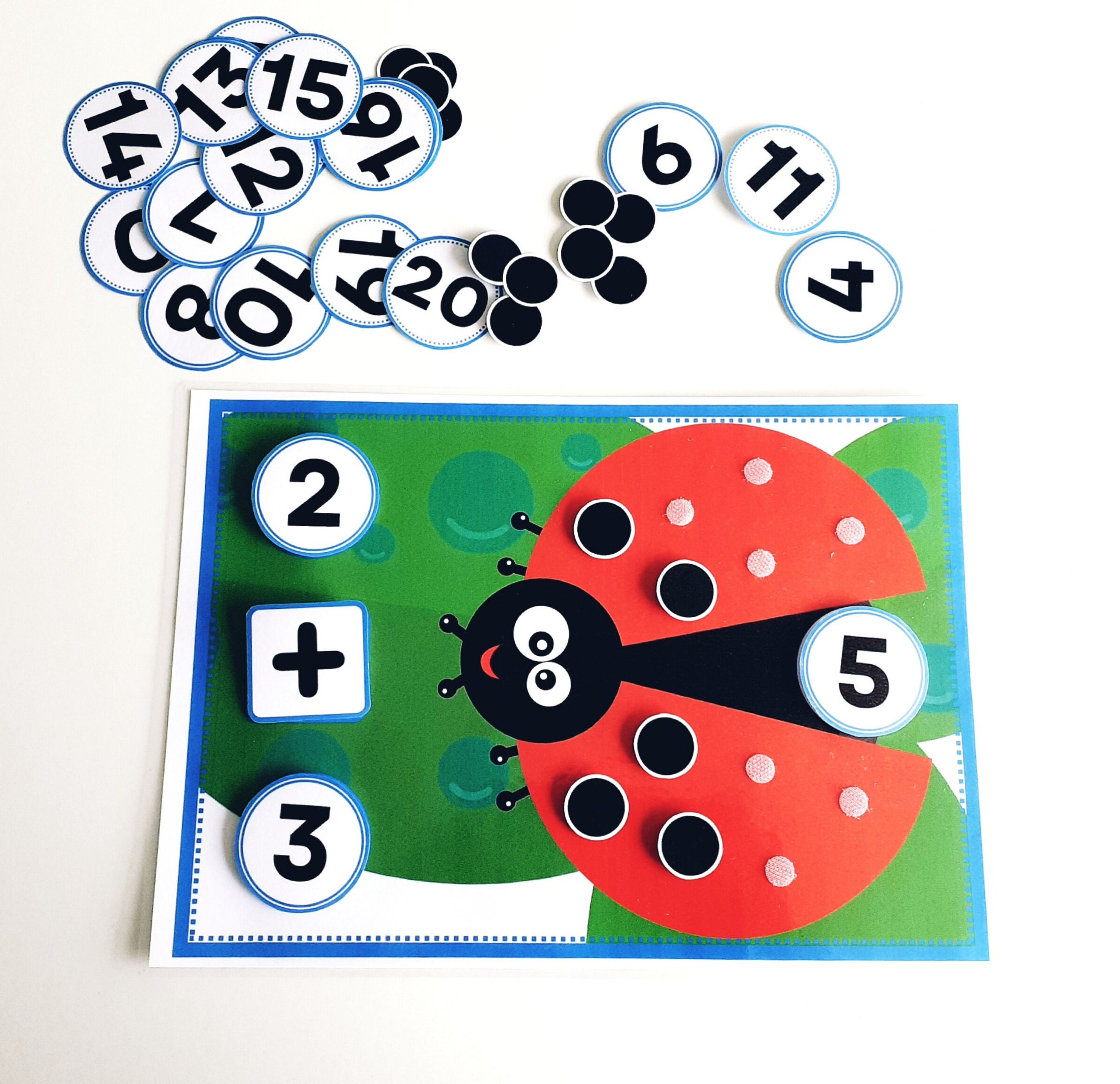 Count and Addition 1 to 20, Counting Toys for Toddlers, Fine Motor ...