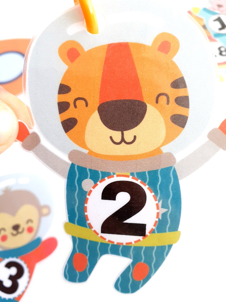 Space Counting Activity, Learn Numbers 1-20, Fine Motor Skills, 1-20 ...