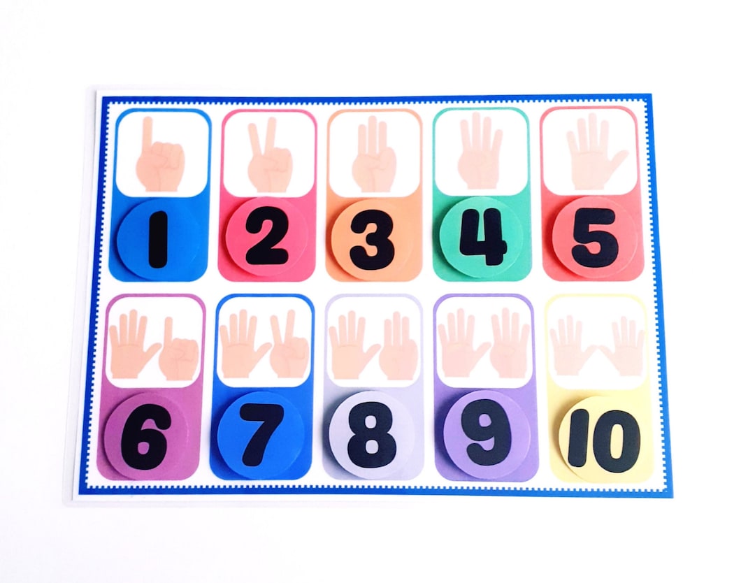 Number Matching Game Printable Learning Numbers - Etsy
