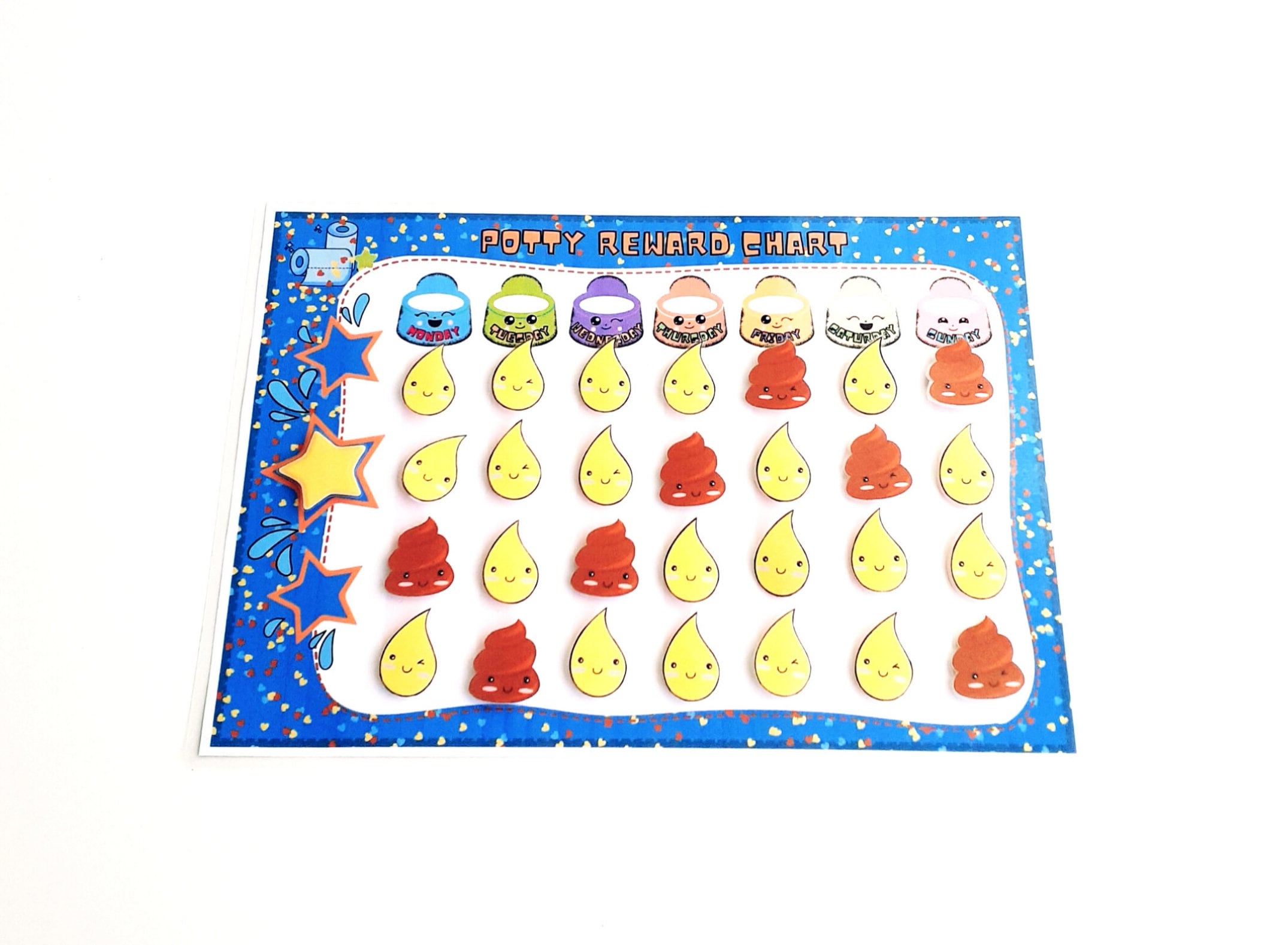 Potty Reward Chart Printable Potty Training Chart - Etsy