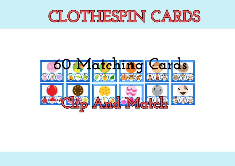 Pattern Matching Cards, Fine Motor Skills, Pattern Activity - Etsy