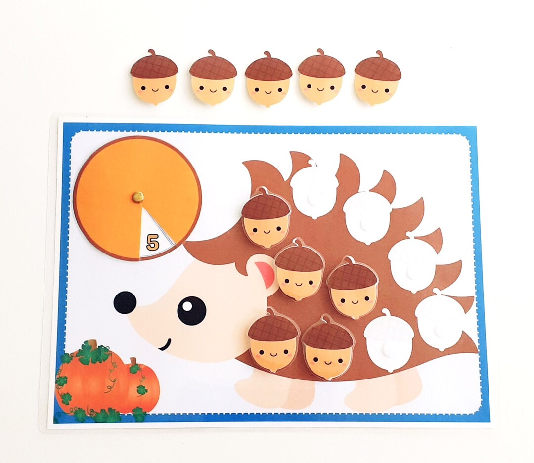 Oak Fruit Counting Activity, Numbers 1 to 10, Numbers ,kindergarten ...