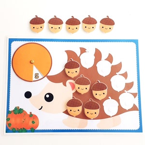 Oak Fruit Counting Activity, Numbers 1 to 10, Numbers ,kindergarten ...