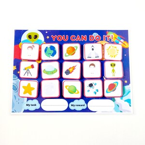 Space Reward Chart, Printable Behavior Chart, Responsibility Chart ...