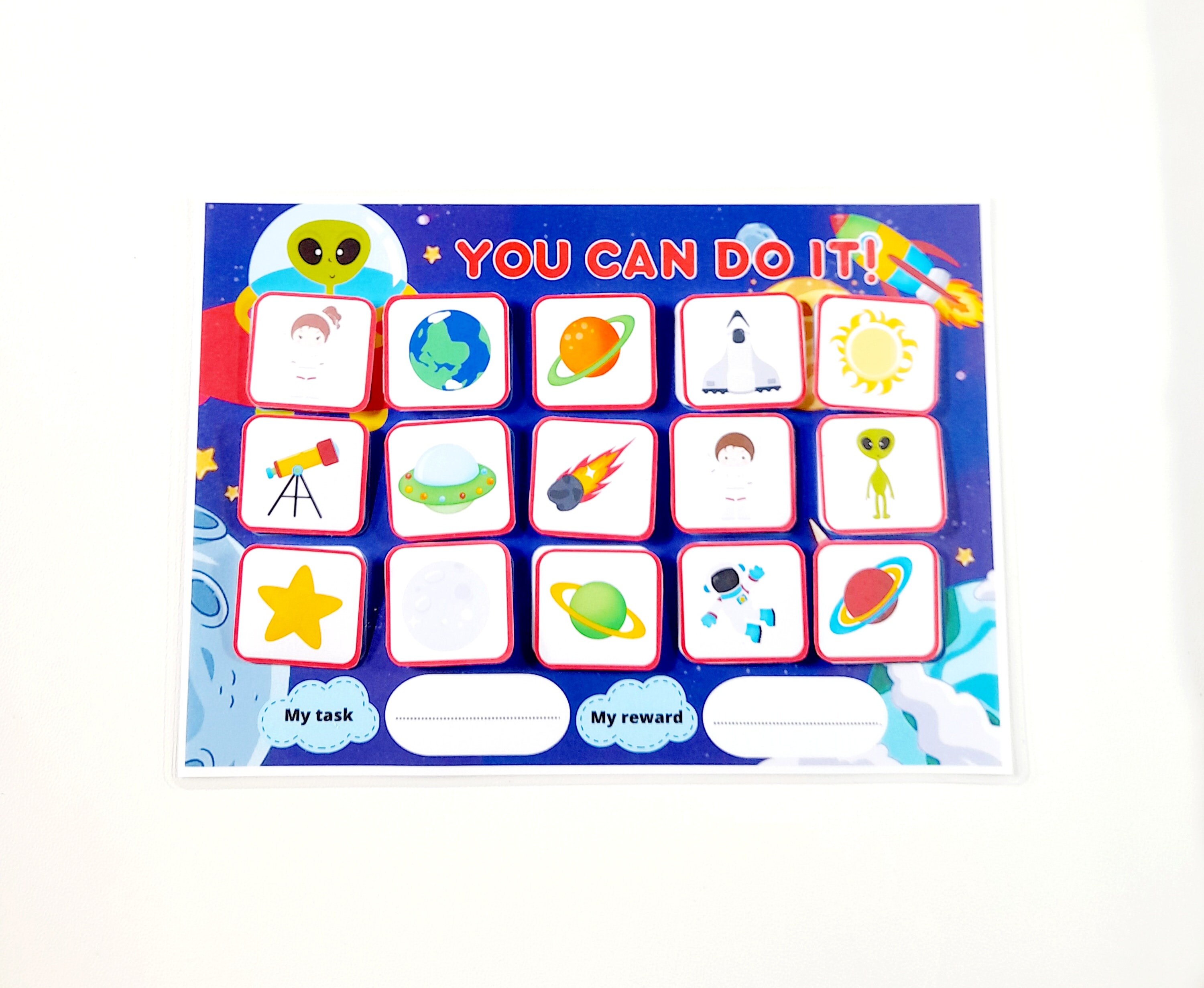 Space Reward Chart Printable Behavior Chart Responsibility - Etsy