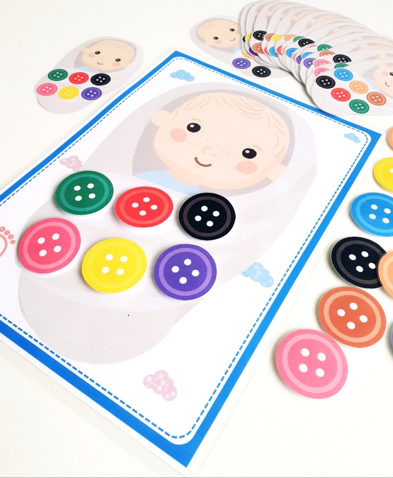 Pattern Activity, Matching Colors Pattern, Color Matching Game ...