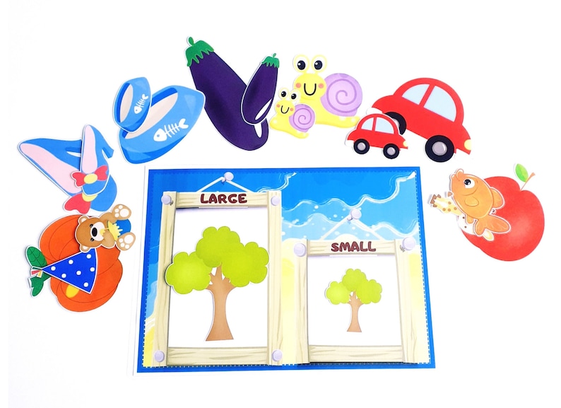 Size Sorting Game Printable Size Sort Activity for Toddlers - Etsy